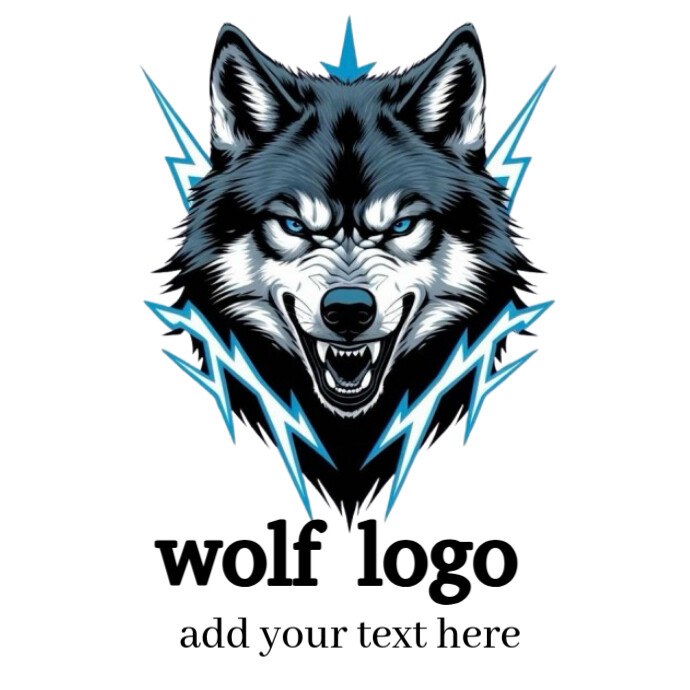 Plantilla de wolf logo | PosterMyWall