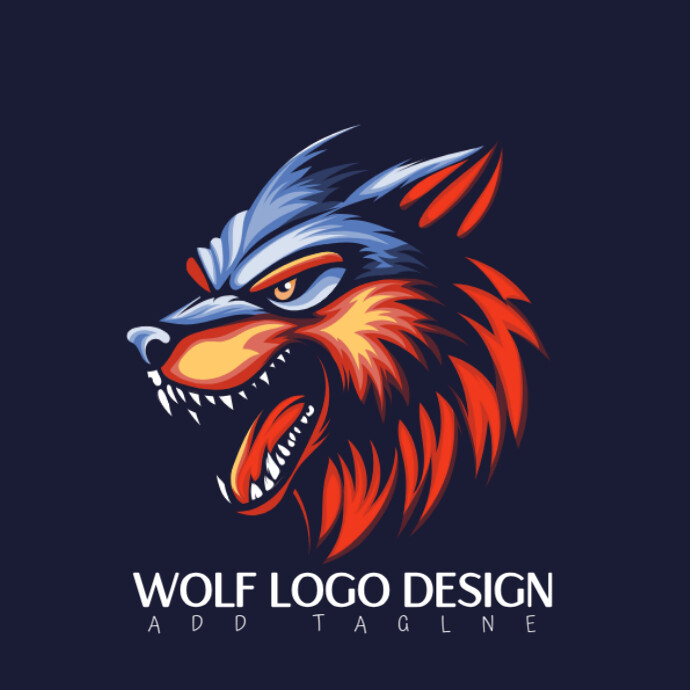 wolf logo Template | PosterMyWall