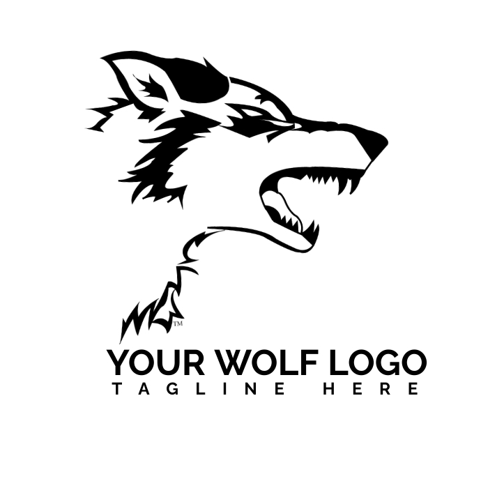 WOLF LOGO DESIGN Template | PosterMyWall