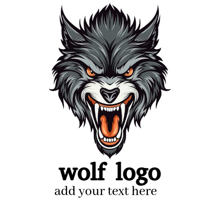 wolf logov Template | PosterMyWall
