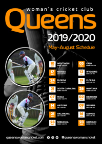 2,990+ cricket match schedule Customizable Design Templates | PosterMyWall