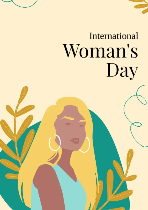 Woman's Day A4 Template | PosterMyWall