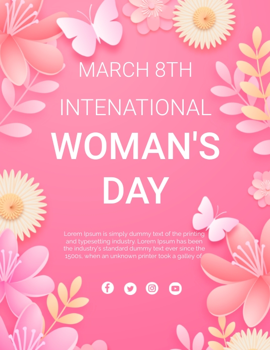 Copy of woman's day flyer | PosterMyWall