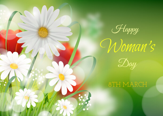 Copy of Woman's day postcard | PosterMyWall