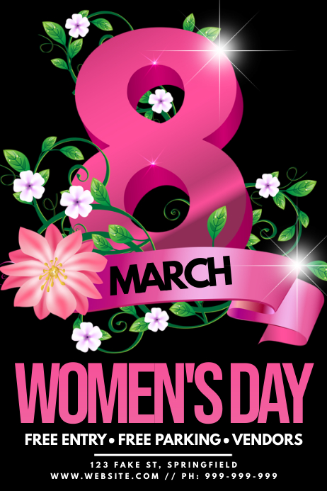 Copy of Woman's Day Poster | PosterMyWall