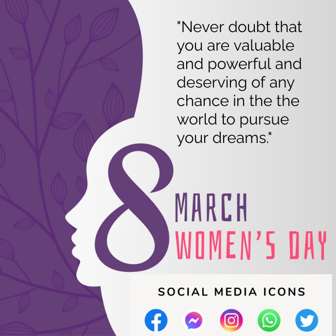 Woman's month template | PosterMyWall