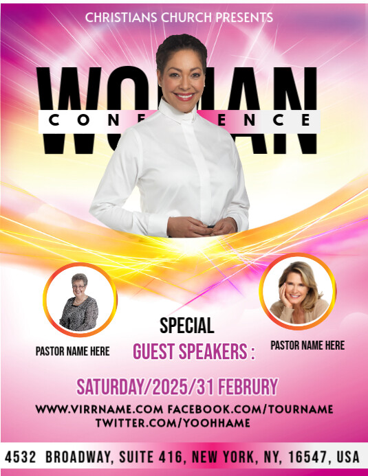 Copy of woman conference flyer | PosterMyWall