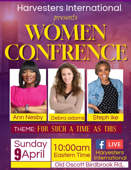 Woman conference FLYER Template | PosterMyWall