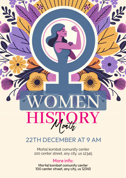 Copy of Woman History Month | PosterMyWall