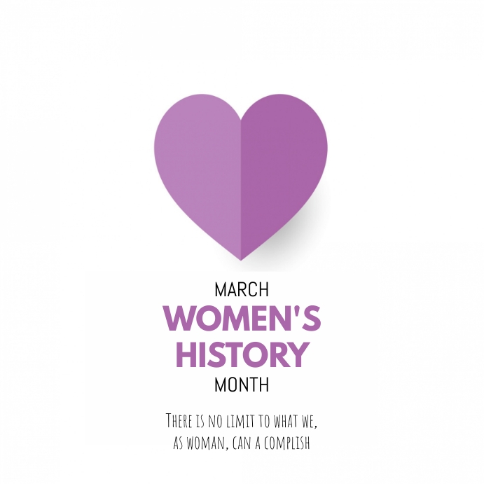 Woman History Month Template | PosterMyWall