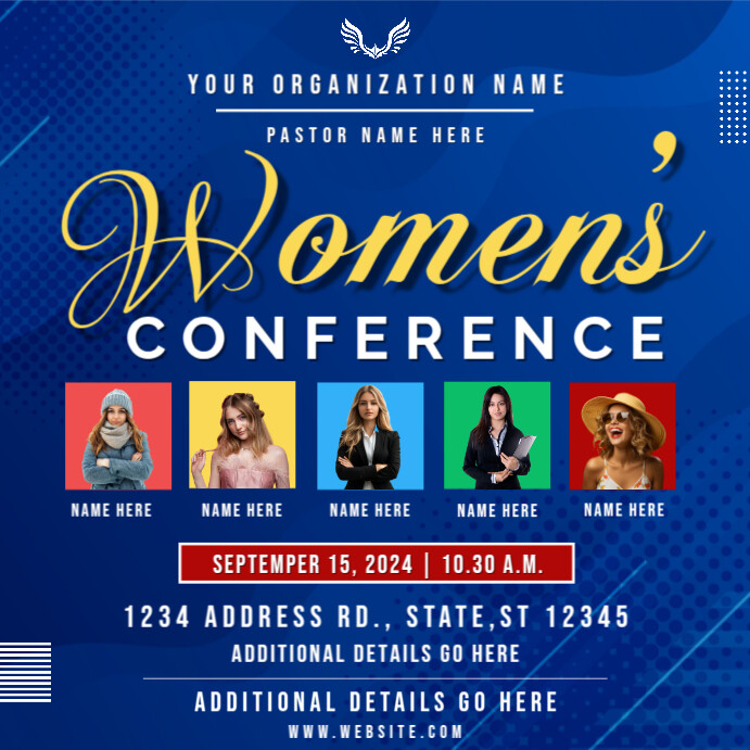 Women's Conference Template | PosterMyWall
