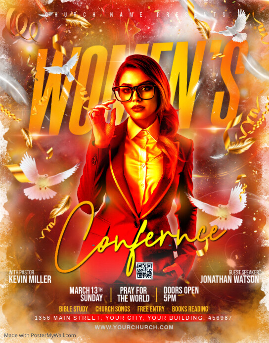 WOMEN'S CONFERENCE Template | PosterMyWall