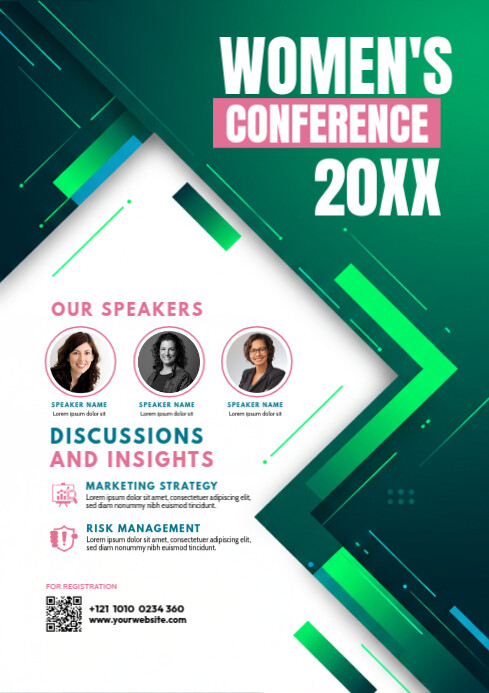 Women's Day Conference Flyer Template | PosterMyWall