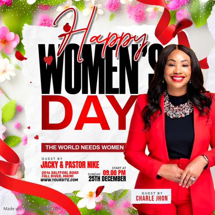 Copy of WOMEN'S DAY | PosterMyWall