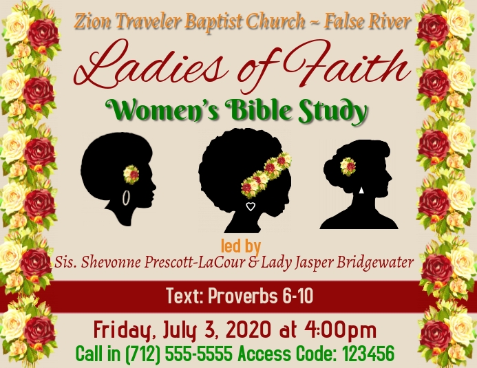Women’s bible study Template | PosterMyWall