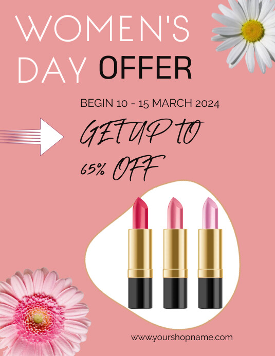 Women'day flyer offering Template | PosterMyWall
