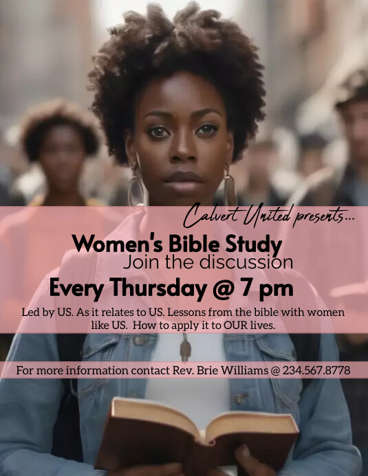Women's Bible Study Flyer Template | PosterMyWall