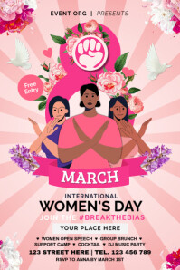 Women's Day Campaign Poster Template | PosterMyWall