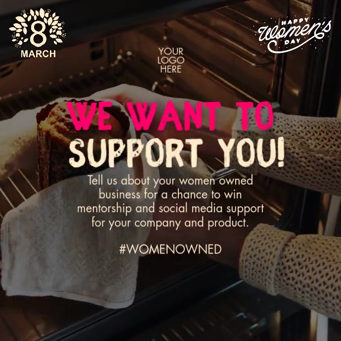 Women's Business Support Post Template | PosterMyWall