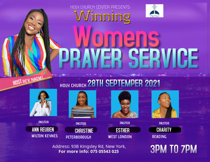 Women's Church Event Conference Template Edit | PosterMyWall
