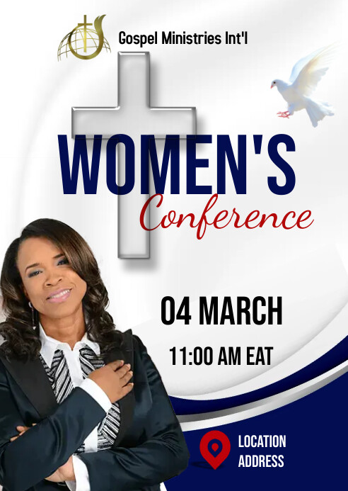 Women'S Conference Church Banner Template | PosterMyWall