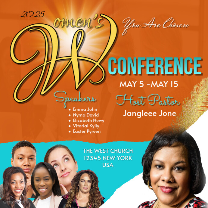 Women's Conference Template | PosterMyWall