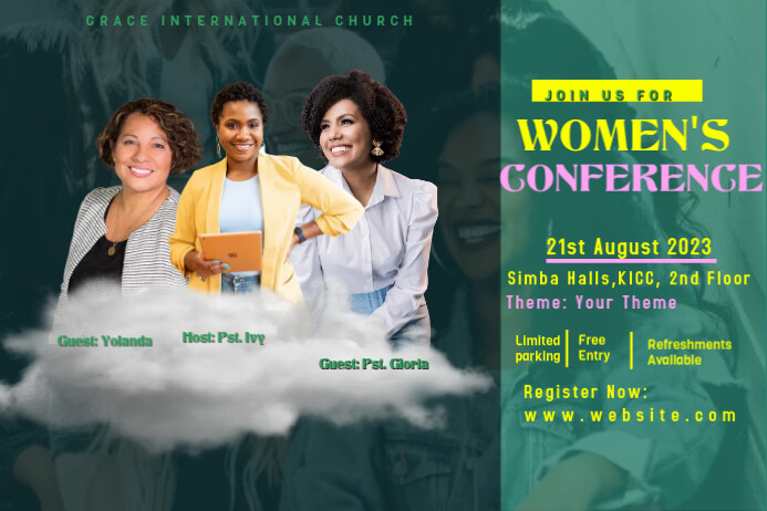 Women's Conference Template | PosterMyWall