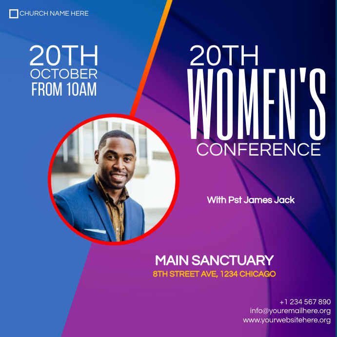 women's conference Template | PosterMyWall