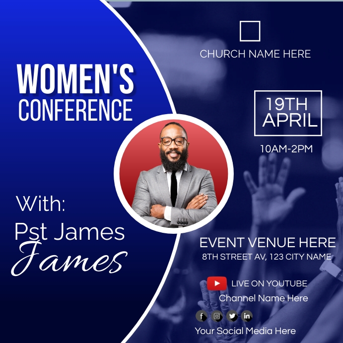 women's conference Template | PosterMyWall