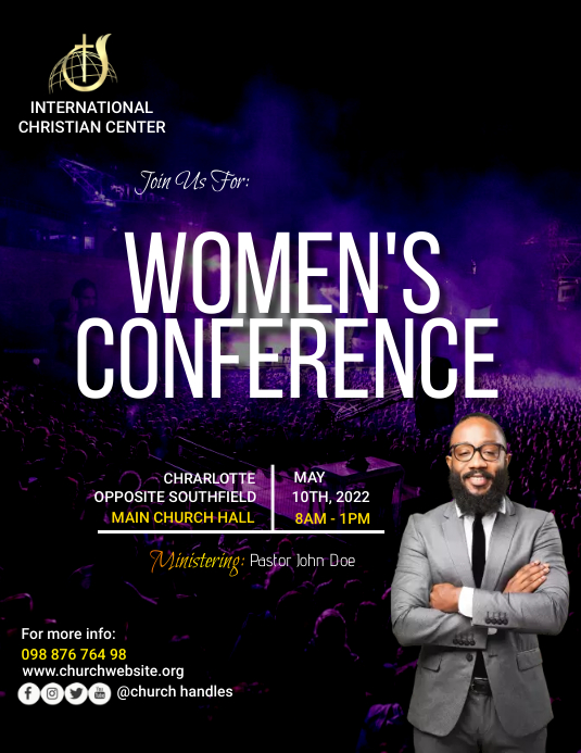 women's conference Template | PosterMyWall