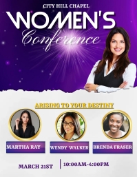 Women's conference Template | PosterMyWall