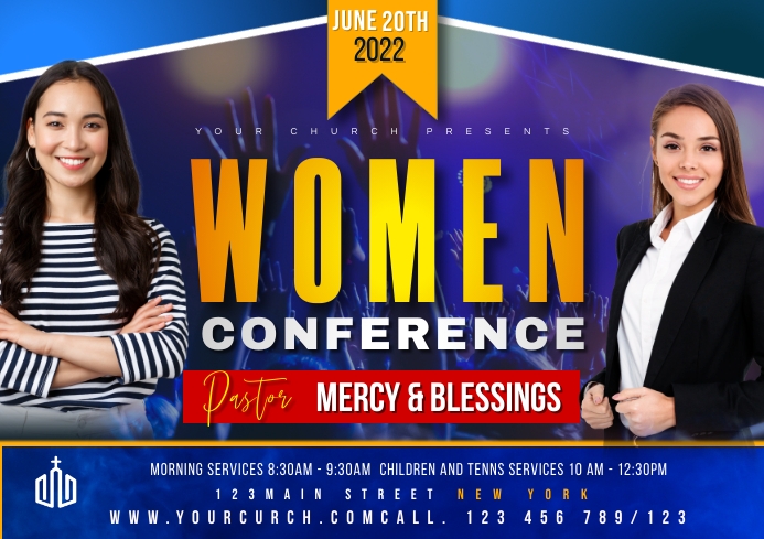 Women's Conference Template | PosterMyWall