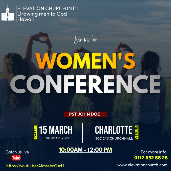 Women's Conference Template | PosterMyWall