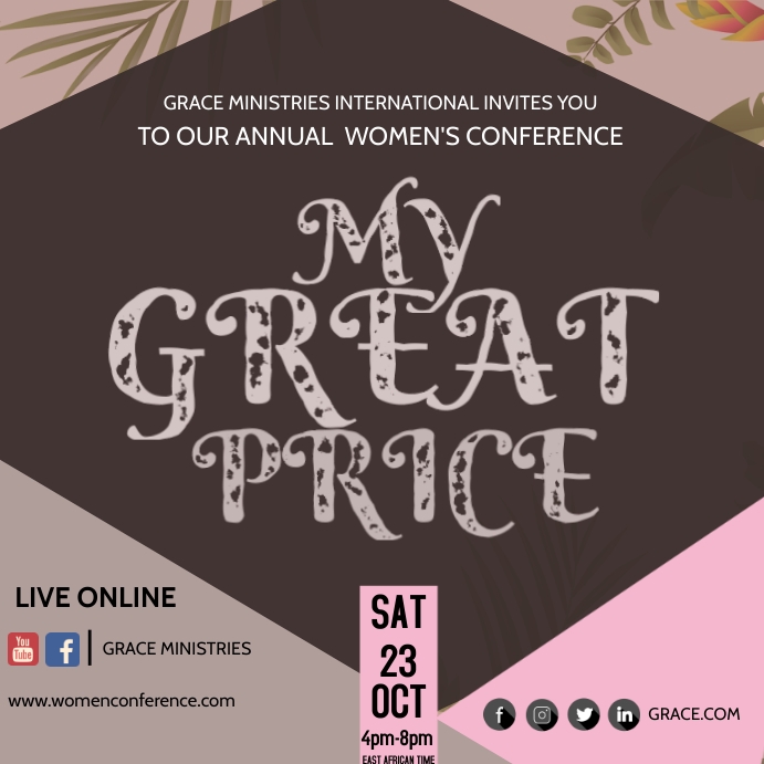 WOMEN'S CONFERENCE Template | PosterMyWall