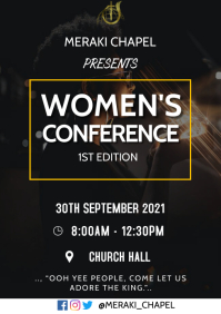 Women's Conference Template | PosterMyWall