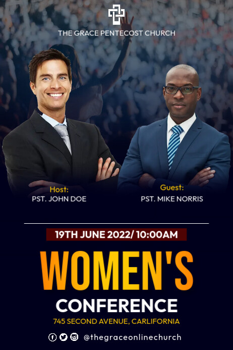 women's conference Template | PosterMyWall