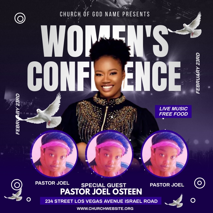 women's conference Template | PosterMyWall