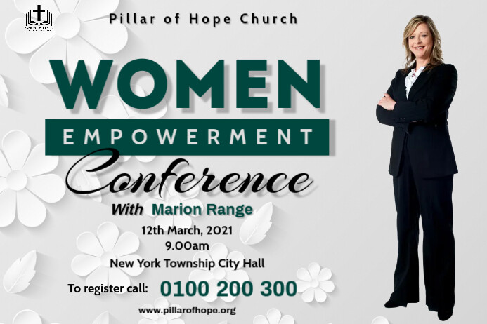 Women's conference Template | PosterMyWall