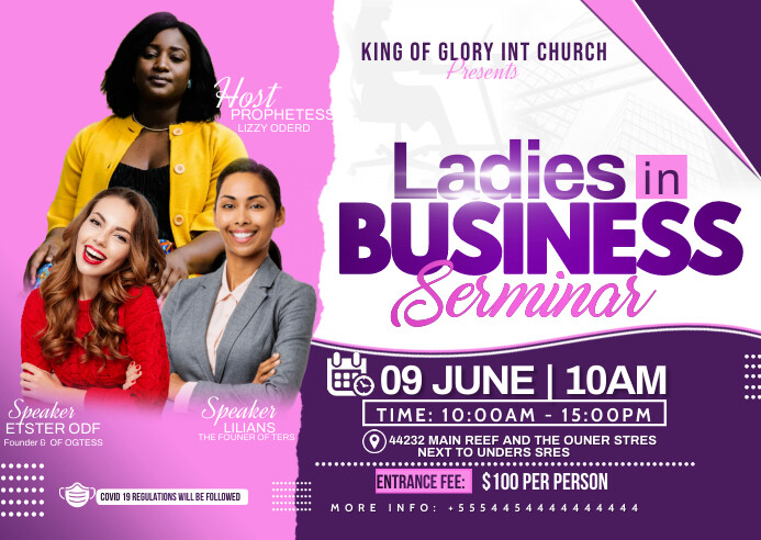 women's conference Template | PosterMyWall