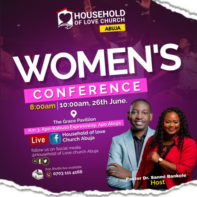 Copy of Women's Conference event flyer template (15) | PosterMyWall