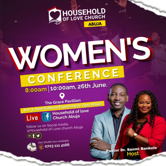 Copy of Women's Conference event flyer template (27) | PosterMyWall