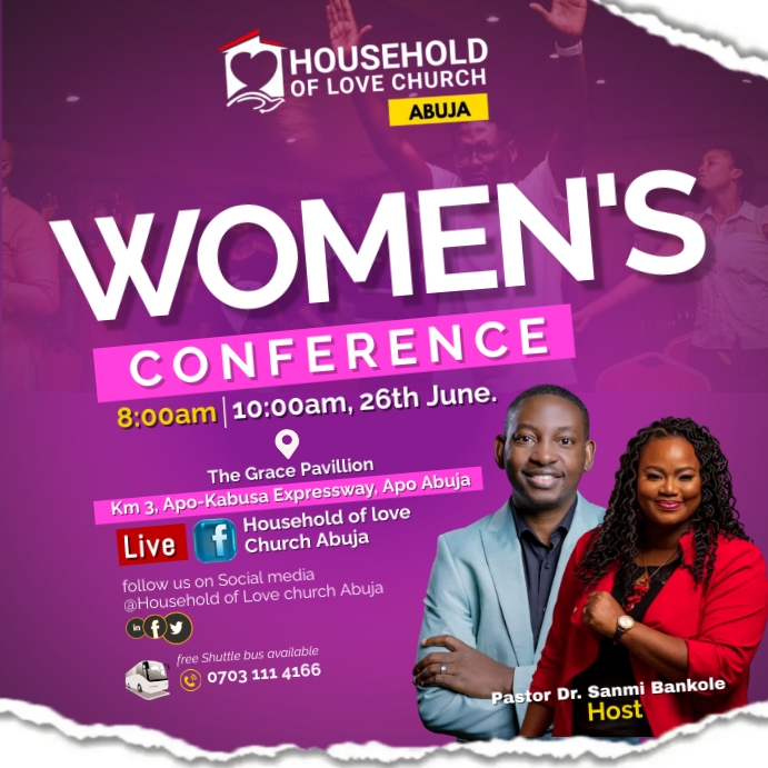 Plantilla de Women's Conference event flyer template (7) | PosterMyWall