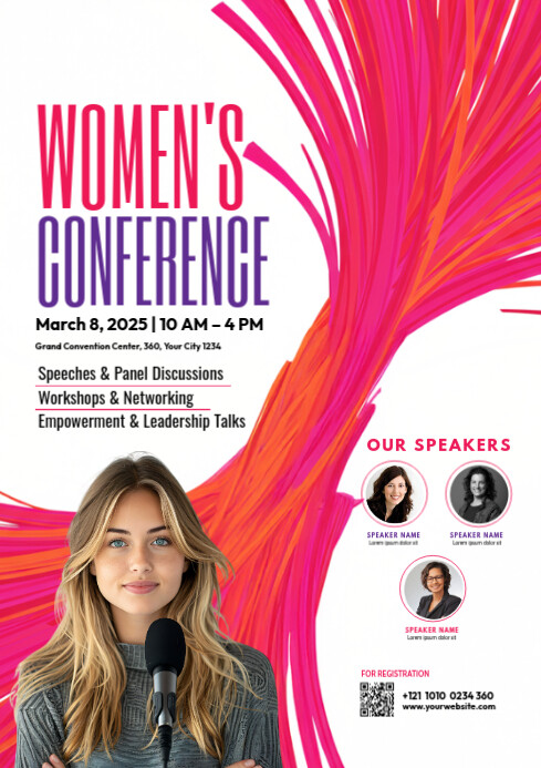 Copy of Women's Conference Flyer A4 | PosterMyWall