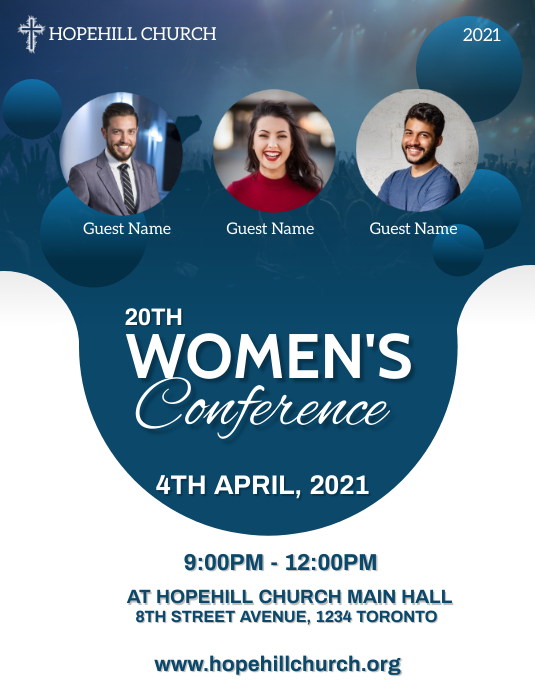 Copy of women's conference flyer | PosterMyWall
