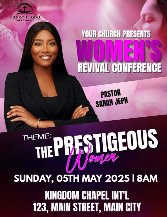 Copy of women's conference flyer | PosterMyWall