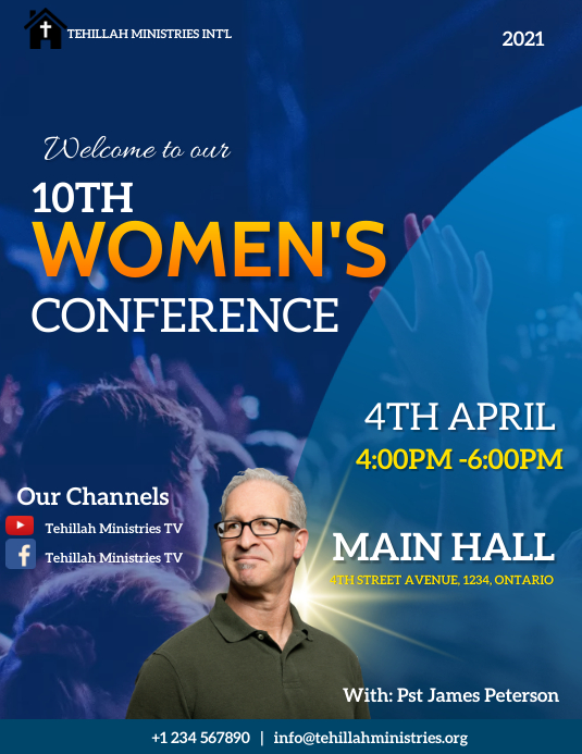 Copy of women's conference poster | PosterMyWall