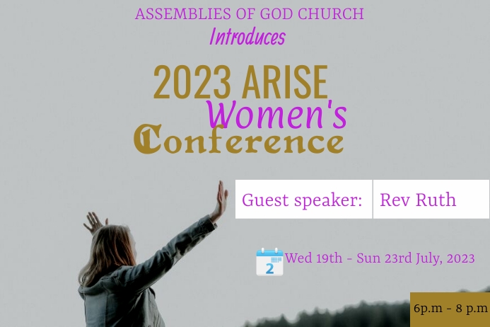 Plantilla de Women's conference poster | PosterMyWall