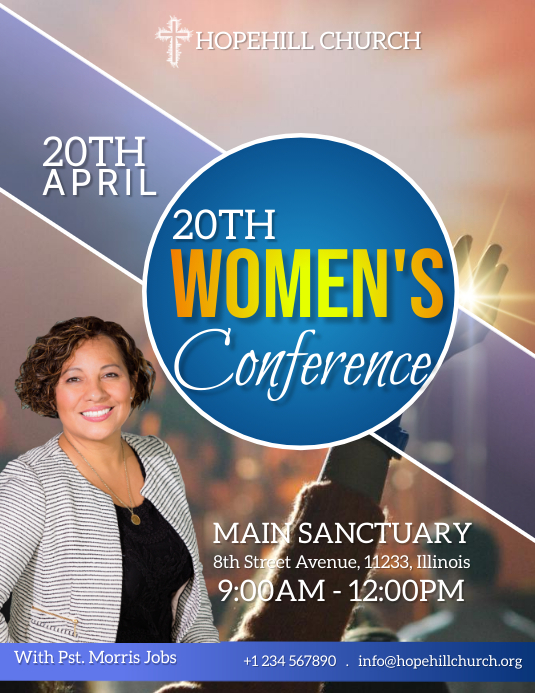women's conference poster Template | PosterMyWall