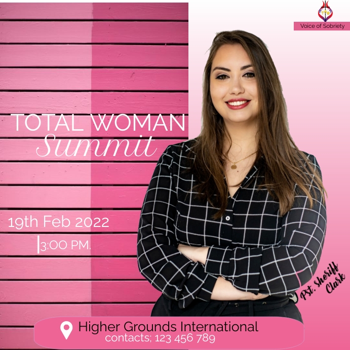 Women's conference poster Template | PosterMyWall