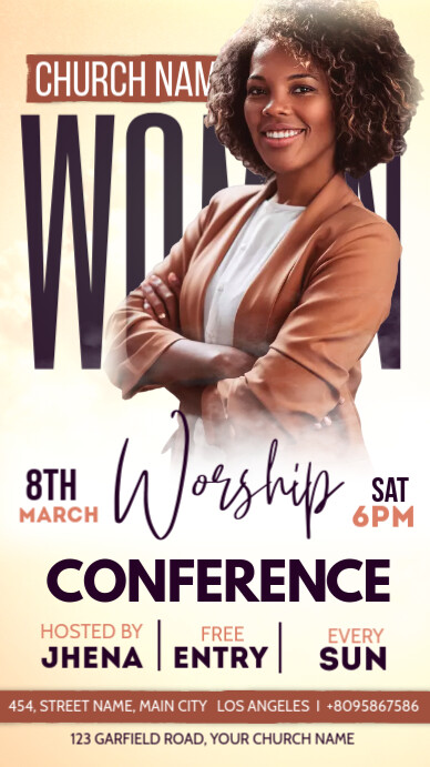 21.3K+ Free Christian Women's Conference Flyer Templates | PosterMyWall